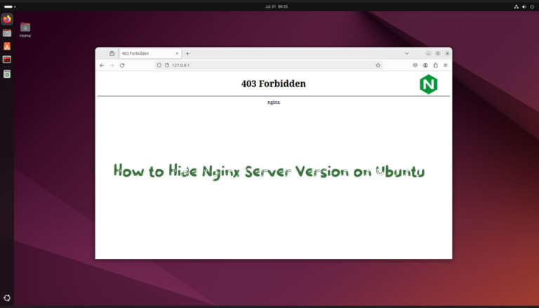 How to Hide Nginx Server Version on Ubuntu - The Linux Tutorials