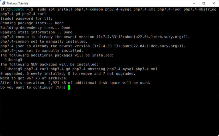 How to Install PHP 7.4 on Ubuntu 22.04 - The Linux Tutorials