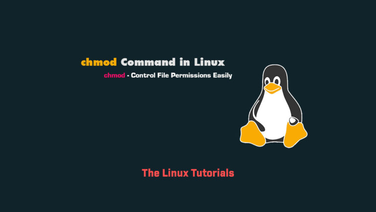 chmod Command in Linux - The Linux Tutorials
